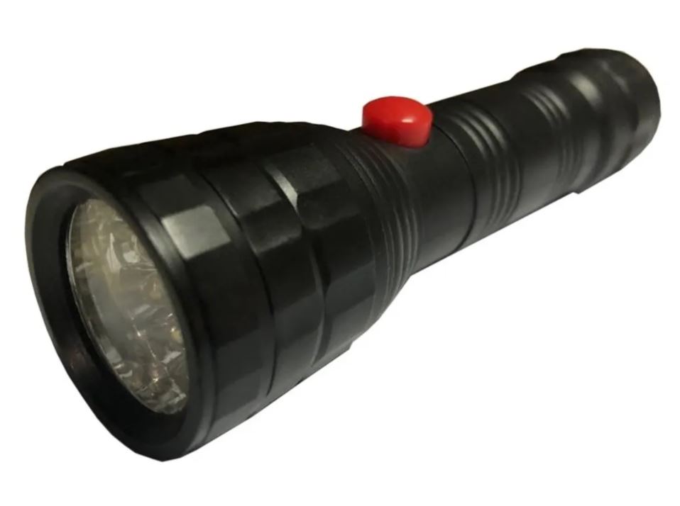 Linterna 8 LEDs blanca con puntero láser – ADN Criminalística | Lo ...